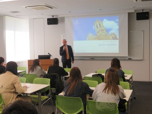 オーストラリア アデレード大学 David Ottaway氏来訪：杏林大学